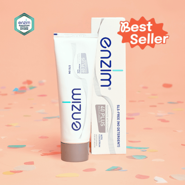 40 PLUS Toothpaste – Sensitive Teeth Care, SLS-Free Formula | Enzim ...