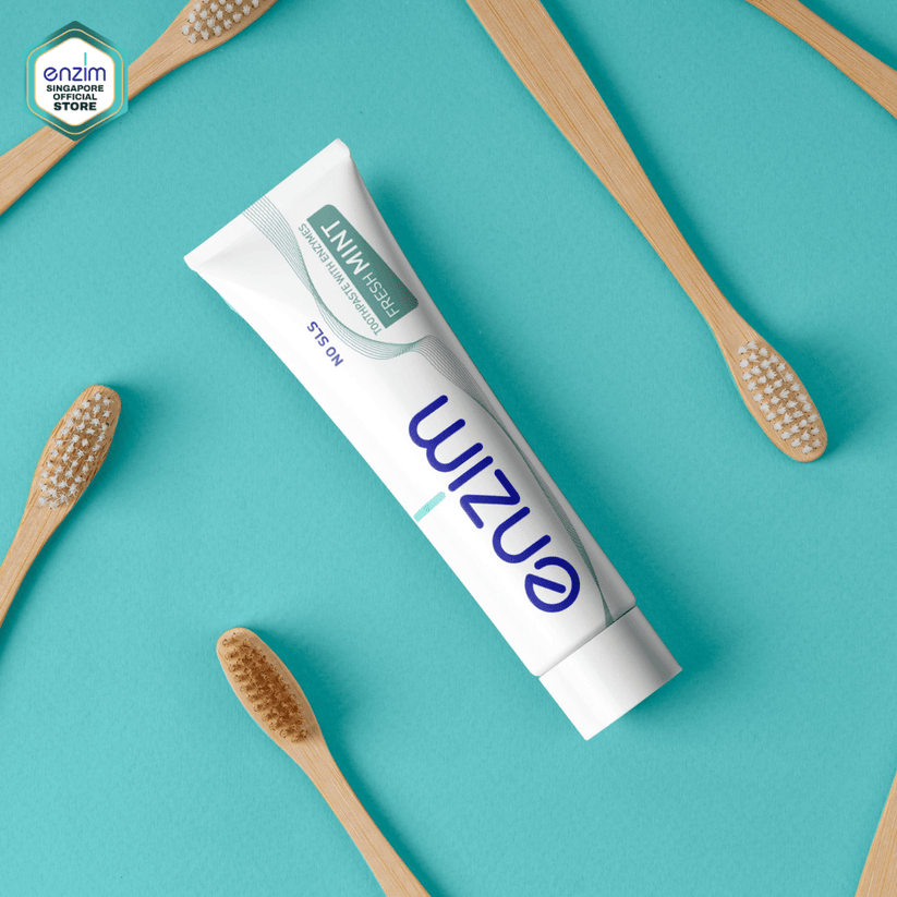 Enzim FRESHMINT Toothpaste | Halal-Certified, SLS-Free | Enzim Singapore